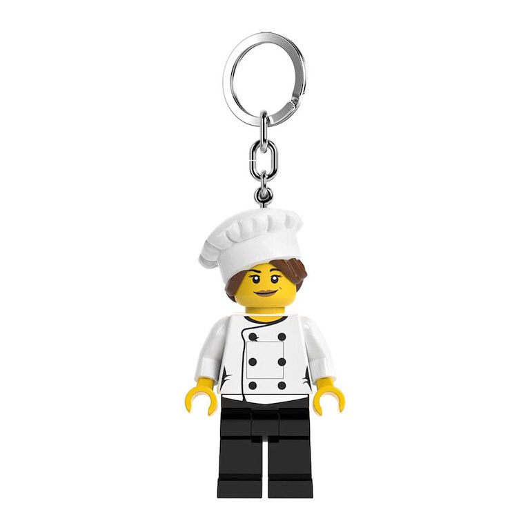 LEGO Minifigure privezak za ključeve sa svetlom: Šefica kuhinje LGL-KE218HID: EK000886174