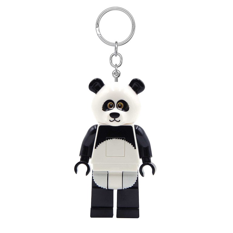 LEGO Minifigure privezak za ključeve sa svetlom: Tip u panda kostimu LGL-KE195HID: EK000886361