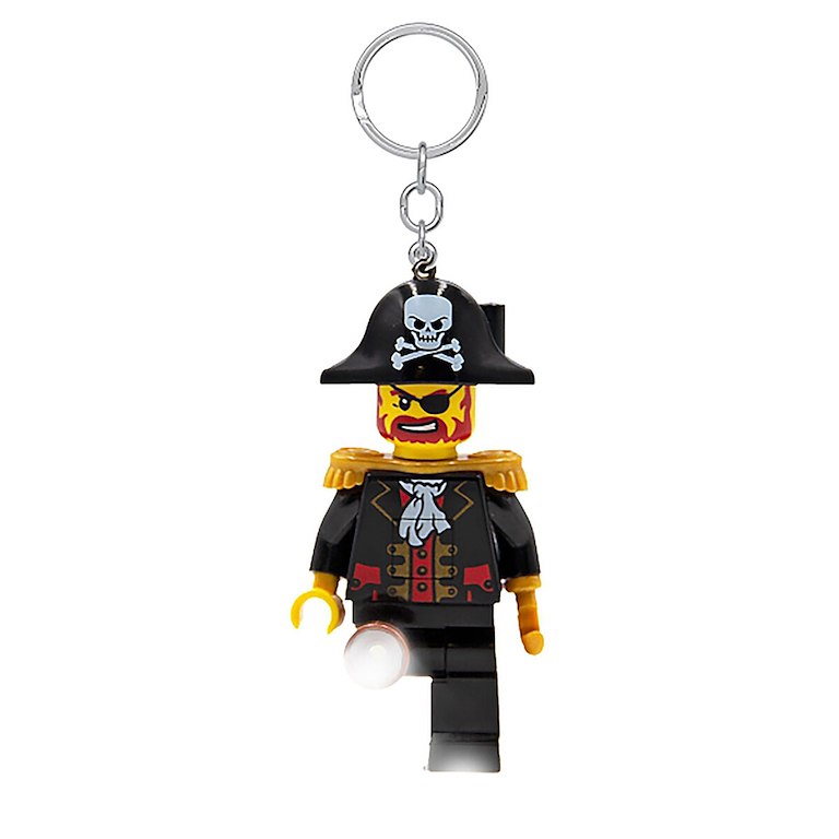 LEGO Iconic privezak za ključeve sa svetlom: Kapetan Kockobradi LGL-KE23HID: EK000886245