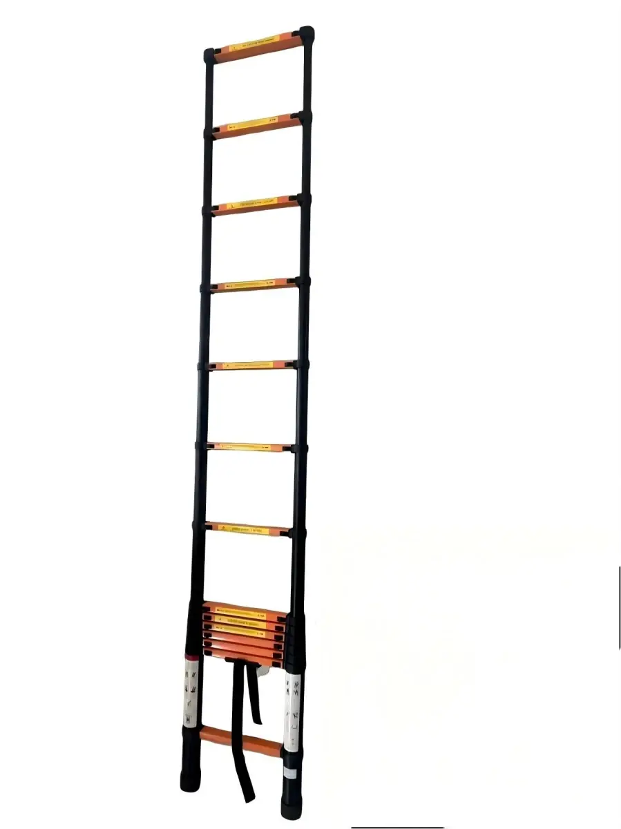 SuperStep Čelične Teleskopske Merdevine 4,1m BLACKLINEID: EK000881856