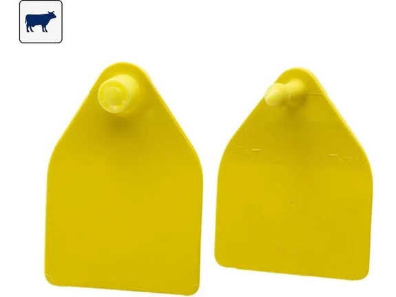 Hauptner Ušne markice velike 54x64mm žute