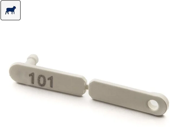 Ukal Ušne markice ukaltag numerisane 101-200 30x10mm bele
