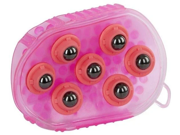 Kerbl Četka za masažu sa magnetima za konje roza