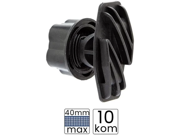 Kerbl Izolator za metalne ili plastične stubove za traku do 40mm 10/1 Vario