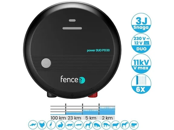 VNT Electronics Električni pastir Fencee power Duo PD30