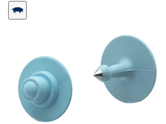 Ukal Ušne markice okrugle 30mm plave 20/1