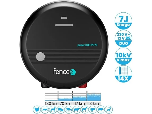 VNT Electronics Električni pastir Fencee power Duo PD70