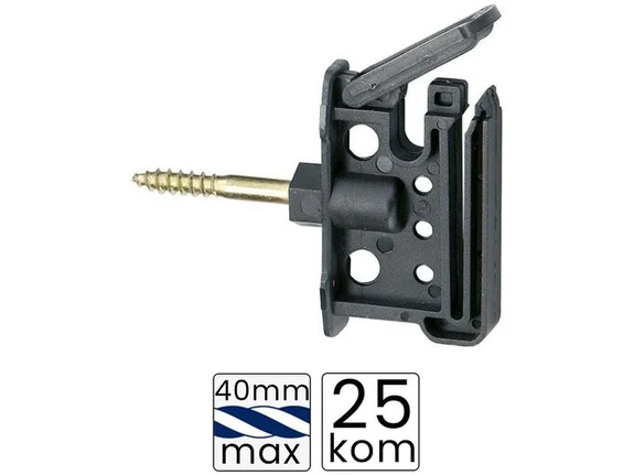 Kerbl Izolator za električnog pastira za traku do 40mm Maxi Tape 25/1