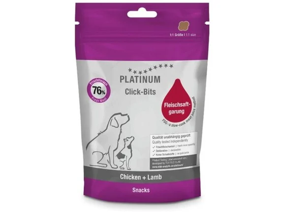 Platinum Poslastica za pse Click-Bits Piletina i jagnjetina 150g