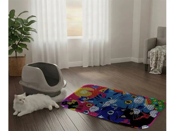 Paws & Whiskers Prostirka za posip za mačke Cat Litter Mat 41 686GRV1657