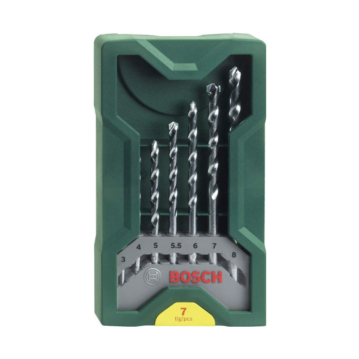 Bosch Set Burgija za Beton 7/1 Mini X Line 2.607.019.581