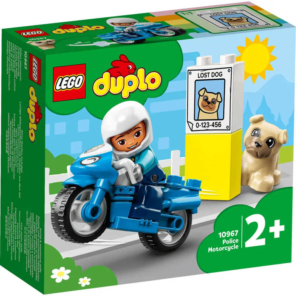 LEGO Duplo Policijski motocikl 10967, Uzrast 2+