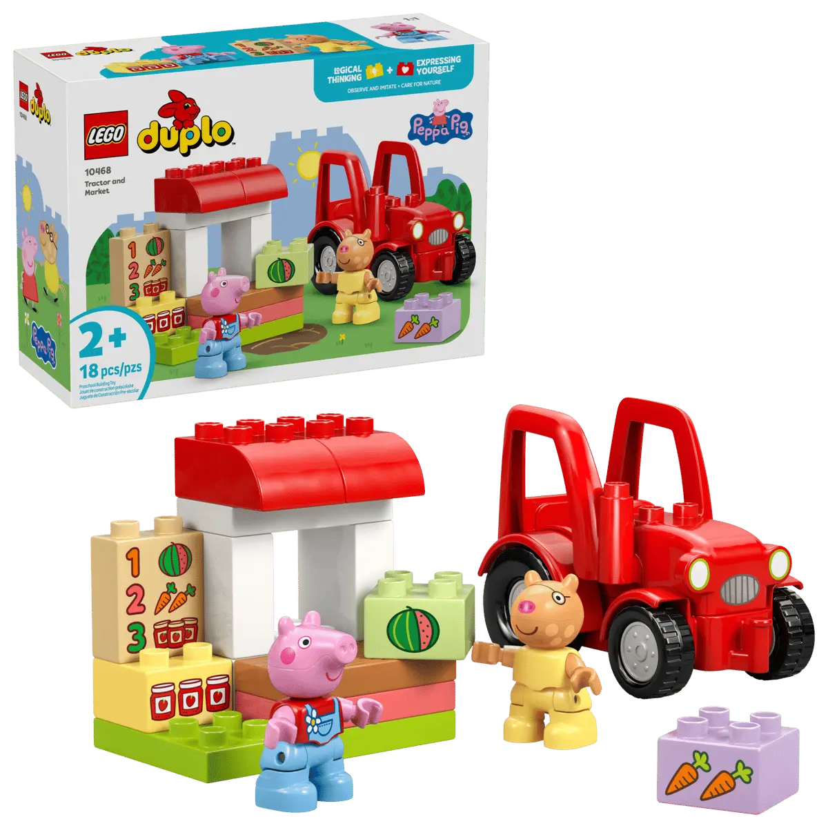 LEGO Duplo Traktor i pijaca 10468, Uzrast 2+