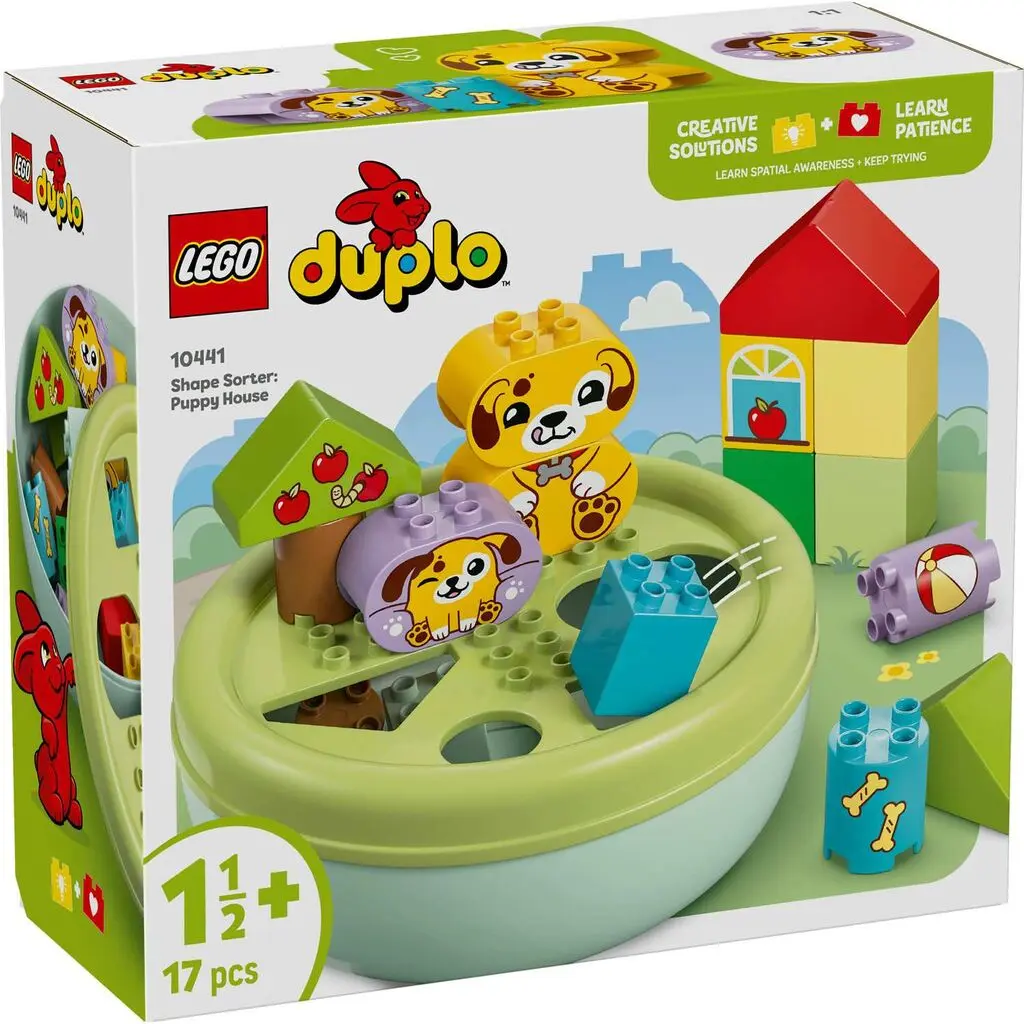 LEGO Duplo Razvrstavanje po oblicima: Kućica za kuce 10441, Uzrast 1.5+