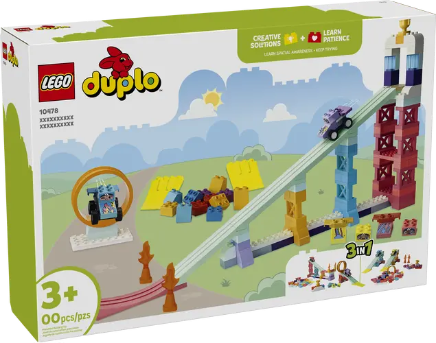 LEGO Duplo 3 u 1 kreativne rampe sa vozilima 10478, Uzrast 3+