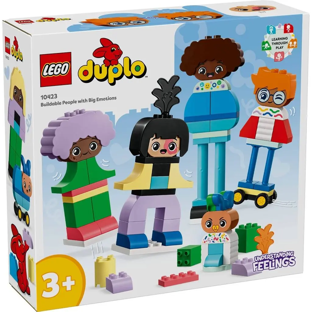 LEGO Duplo Ljudi velikih emocija koji se grade 10423, Uzrast 3+