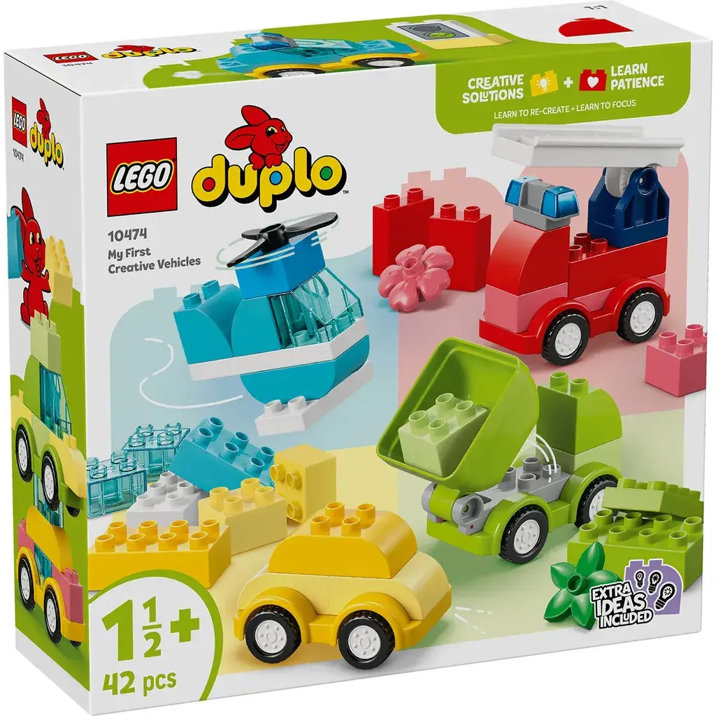 LEGO Duplo Moja prva kreativna vozila 10474, Uzrast 1.5+