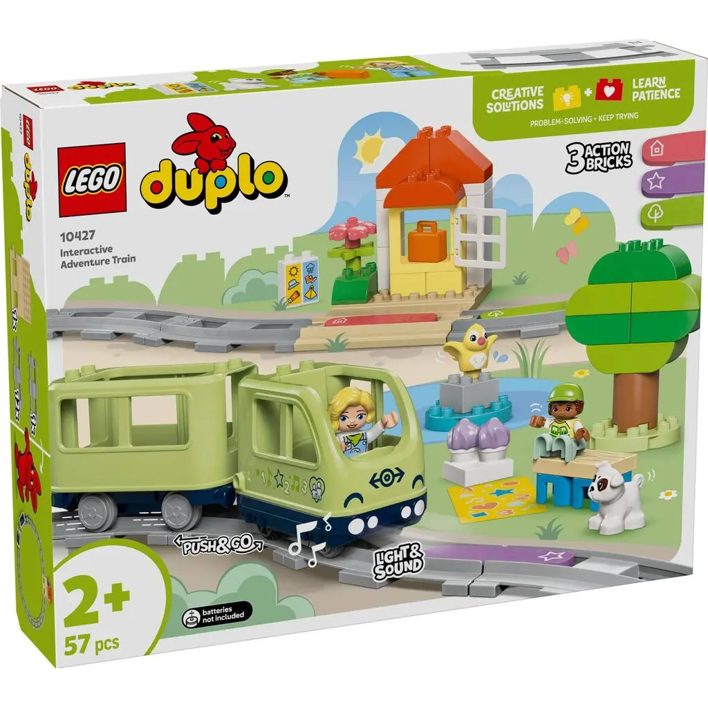 LEGO Duplo Interaktivni avanturistički voz 10427, Uzrast 2+