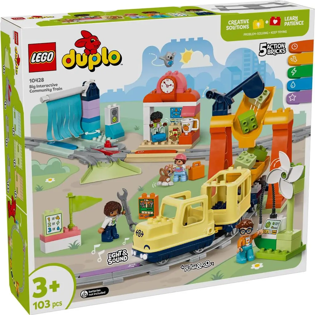 LEGO Duplo Veliki gradski interaktivni voz 10428, Uzrast 3+