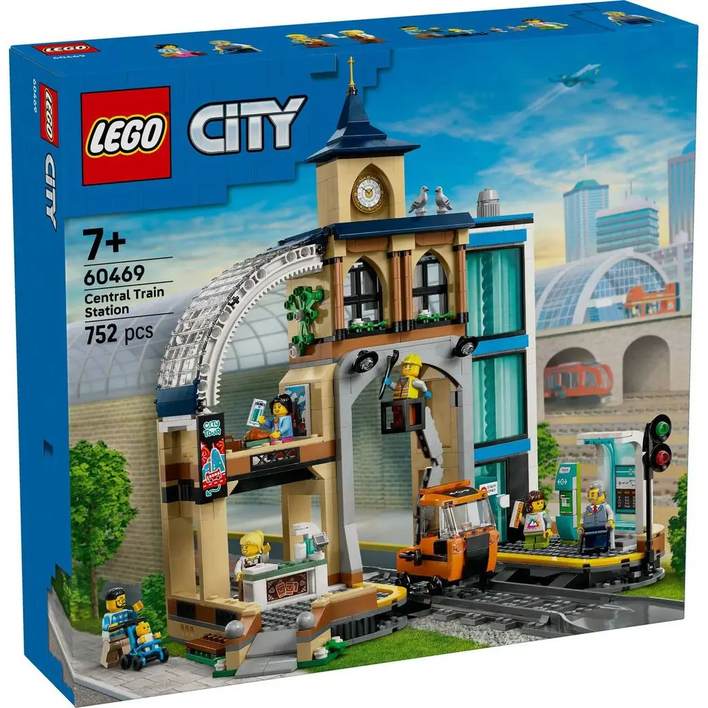 LEGO City Glavna železnička stanica 60469, Uzrast 7+