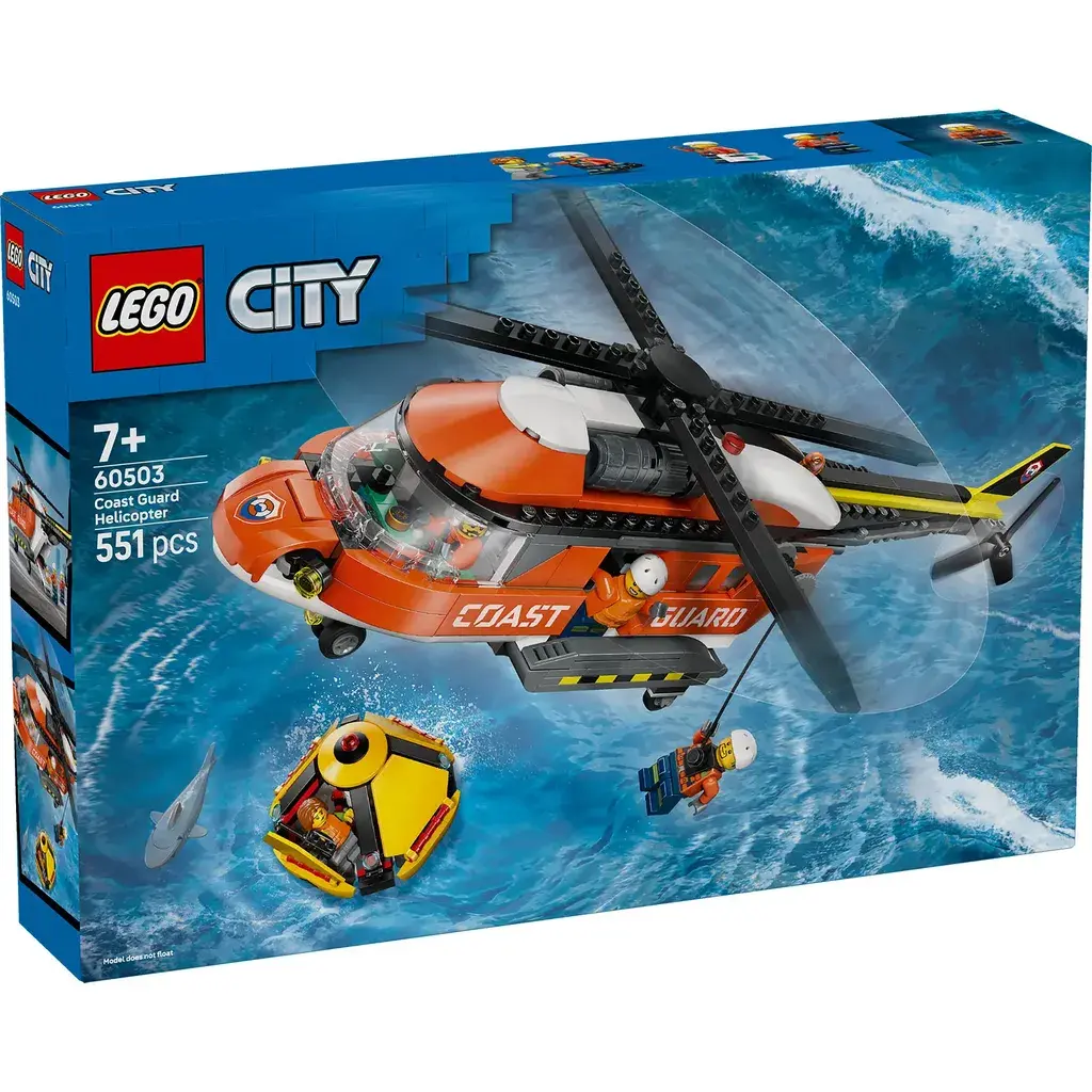 LEGO City Helikopter obalske straže 60503, Uzrast 7+