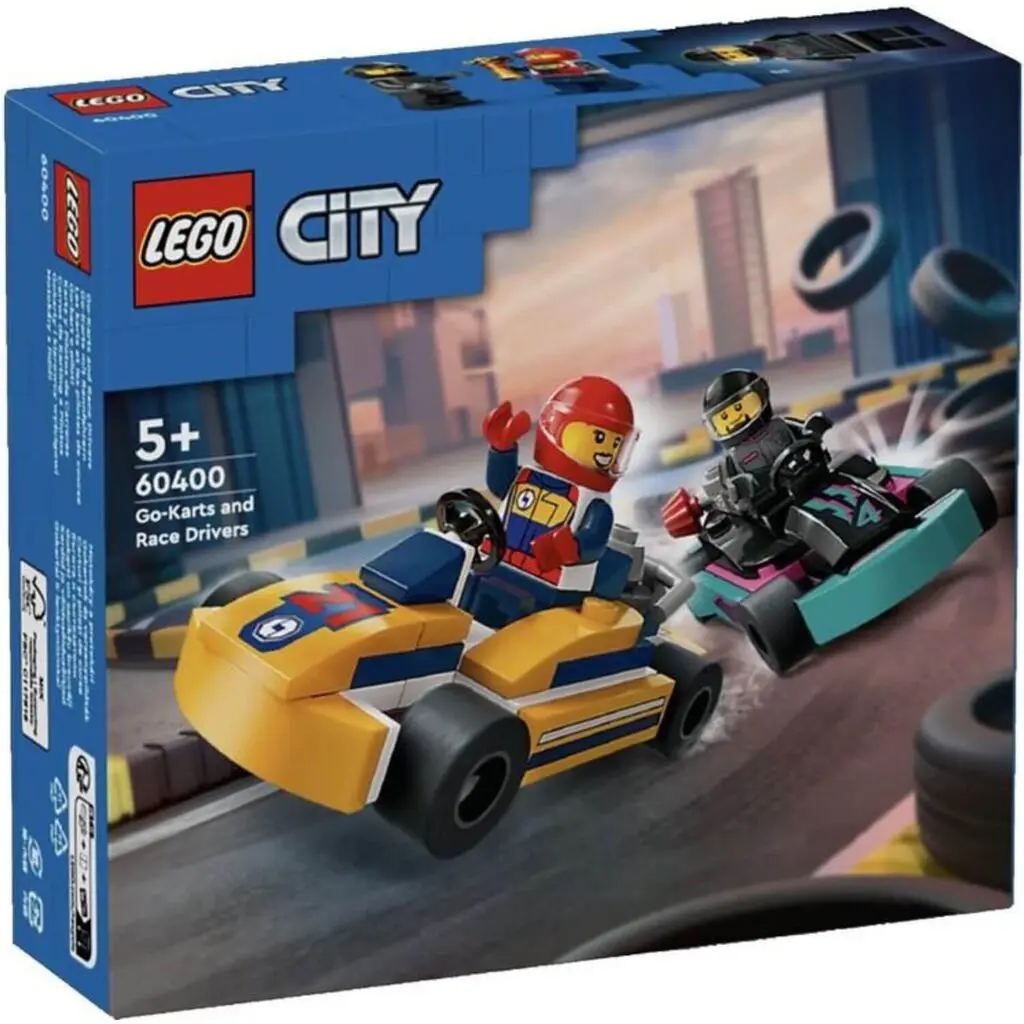 LEGO City Kartinzi i vozači trkačkih automobila 60400, Uzrast 5+