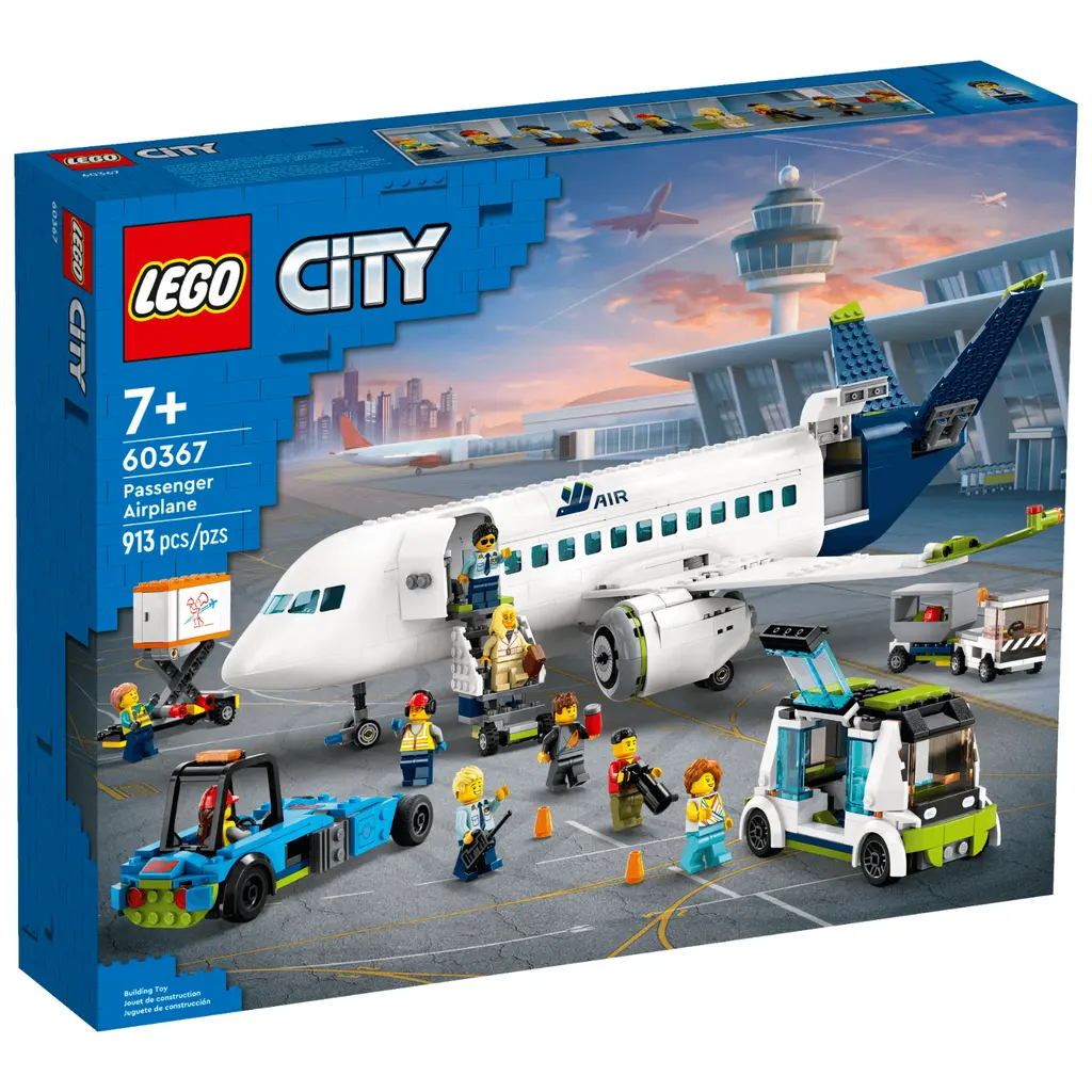 LEGO City Putnički avion 60367, Uzrast 7+