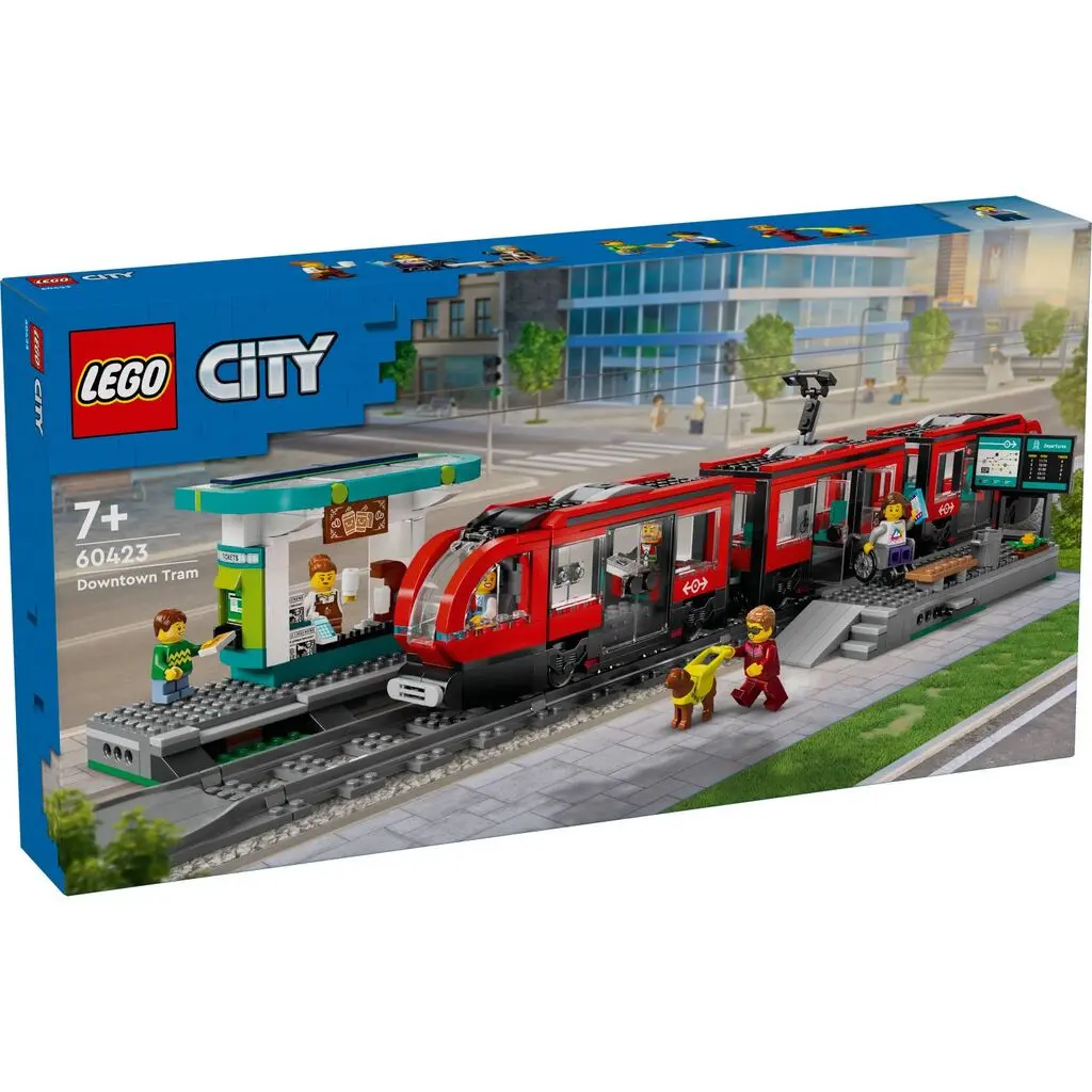 LEGO City Tramvaj i stanica u centru grada 60423, Uzrast 7+