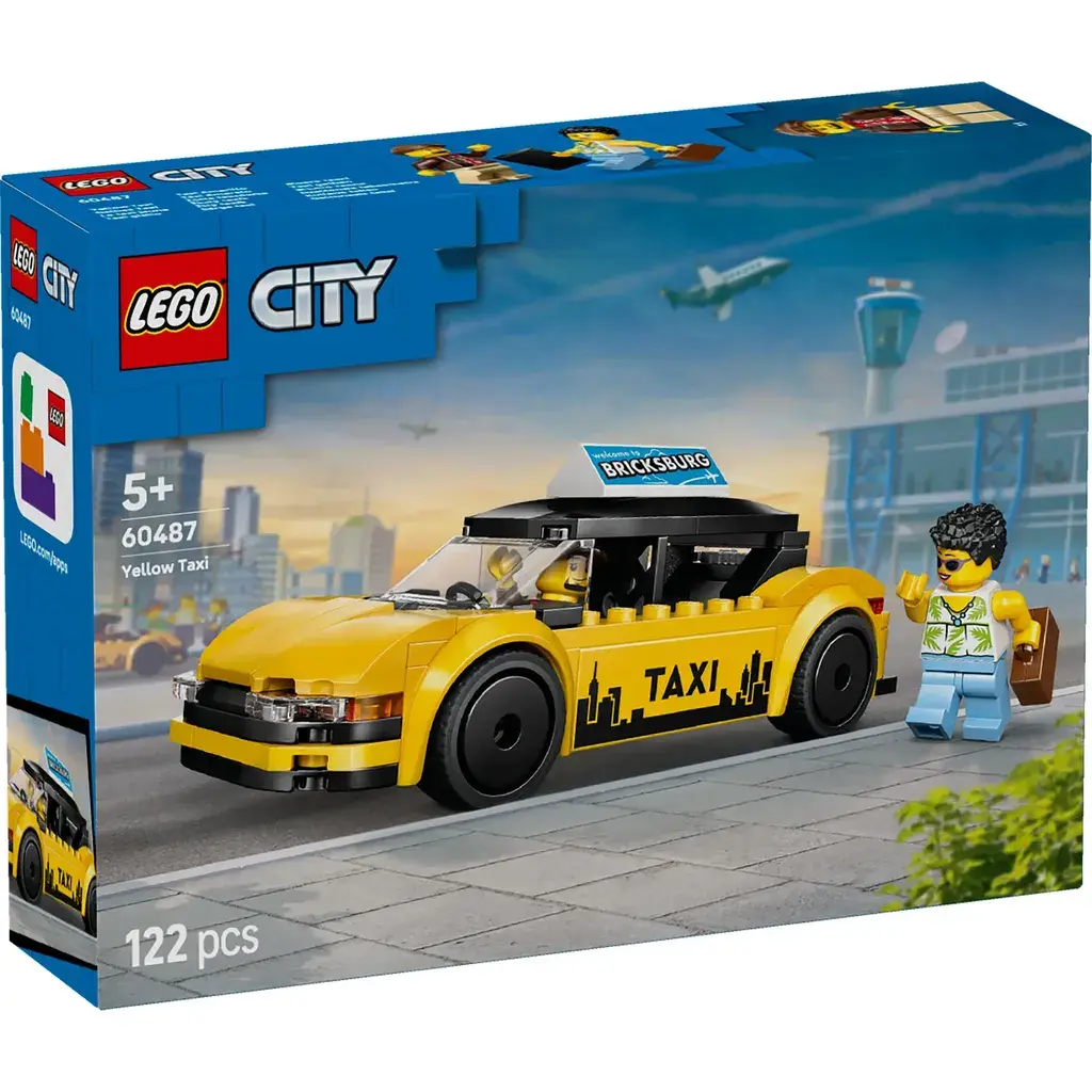 LEGO City Žuti taksi 60487, Uzrast 5+