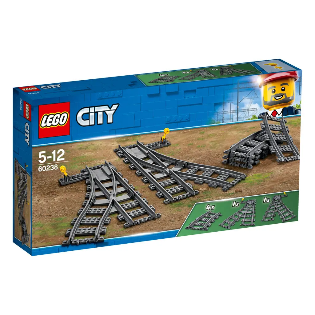 LEGO City Šine skretnice 60238, Uzrast 5+