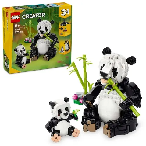 LEGO Creator Divlje životinje: Porodica panda 31165, Uzrast 8+