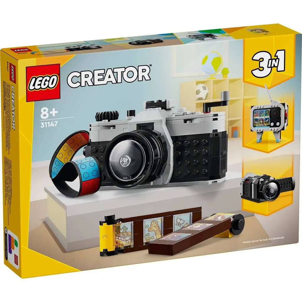 LEGO Creator 3in1 Retro foto-aparat 31147, Uzrast 8+