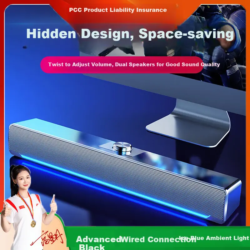 Saida Desktop soundbar V-196, Crni