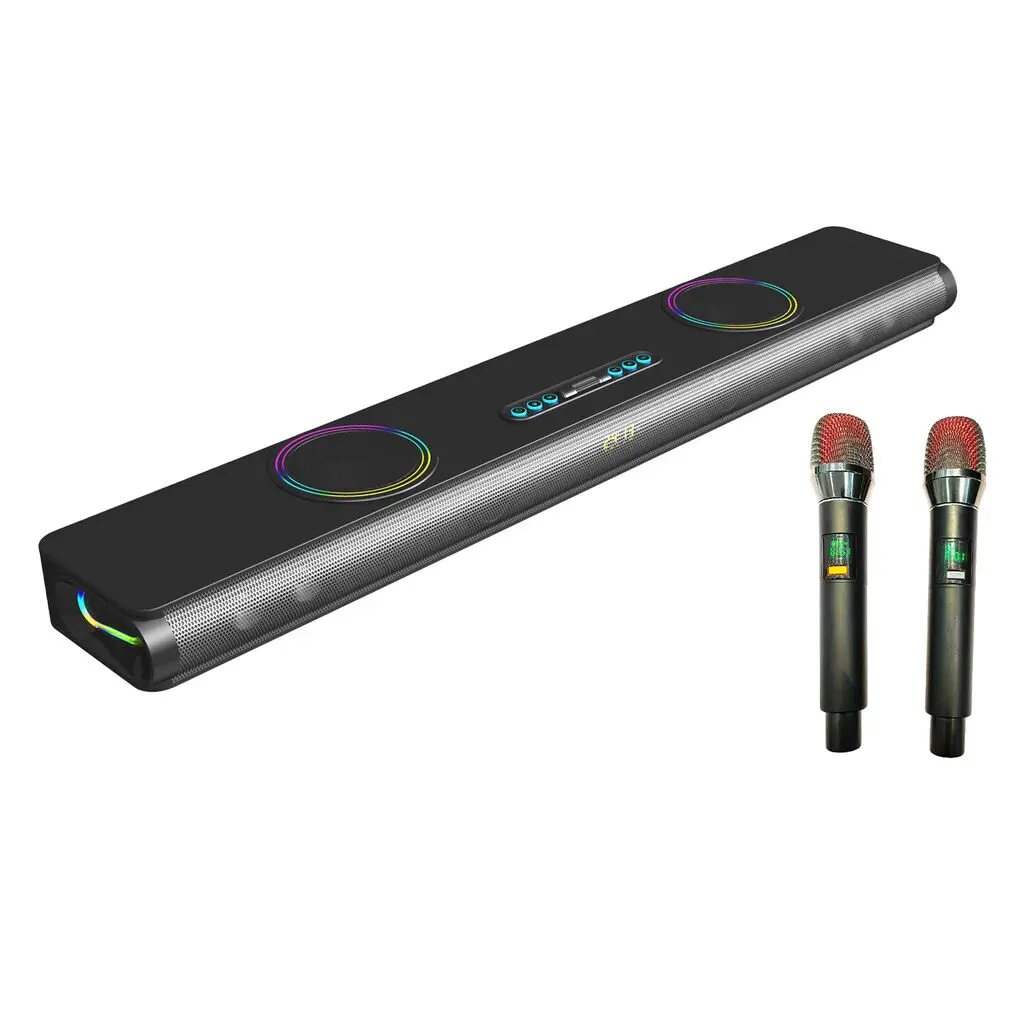 NoviMine Soundbar sa 2 mikrofona BT810, Bluetooth, Crni