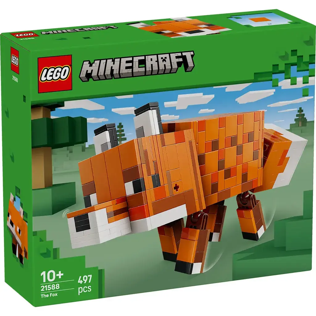 LEGO Minecraft Lisica 21588, Uzrast 10+