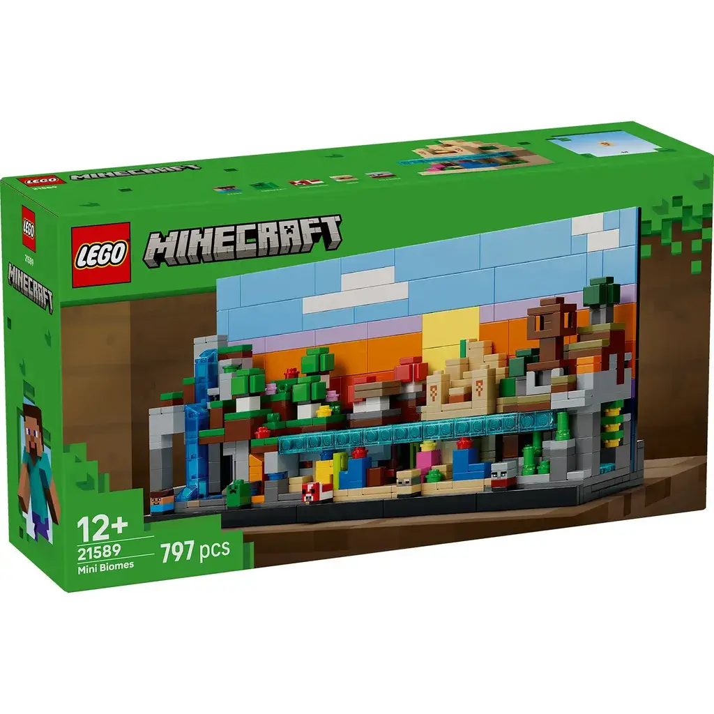 LEGO Minecraft Mini-biomi 21589, Uzrast 12+