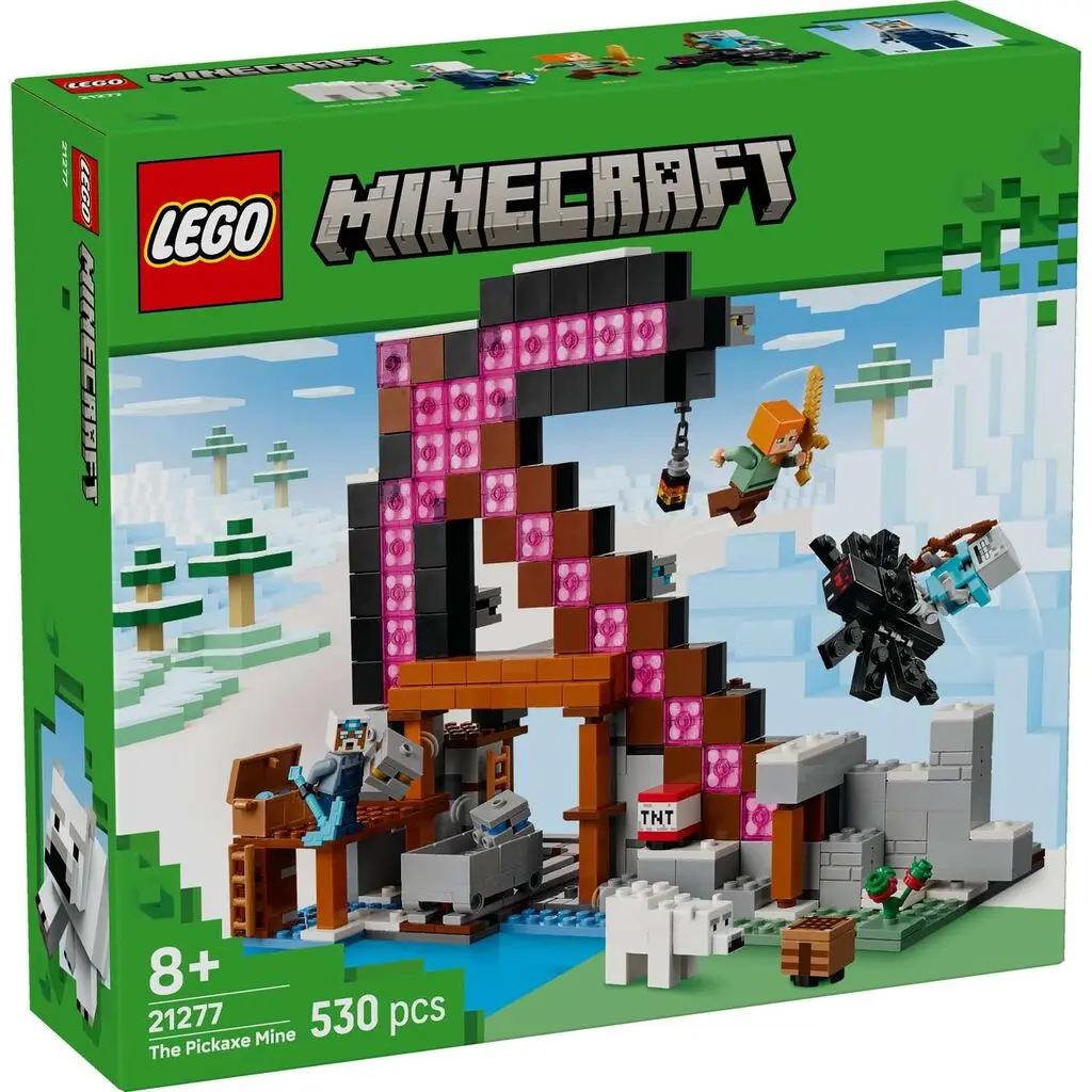 LEGO Minecraft Rudnik pijuka 21277, Uzrast 8+
