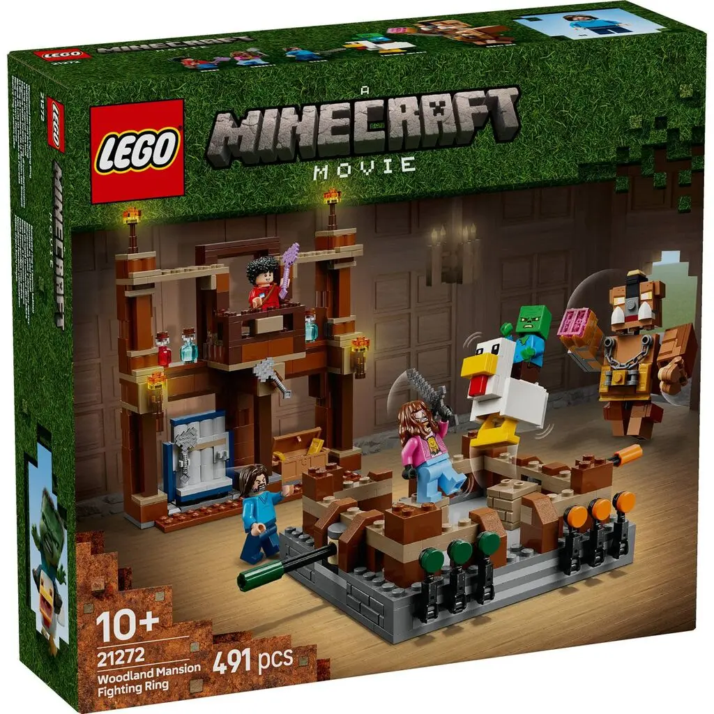 LEGO Minecraft Borbeni ring šumske palate 21272, Uzrast 10+