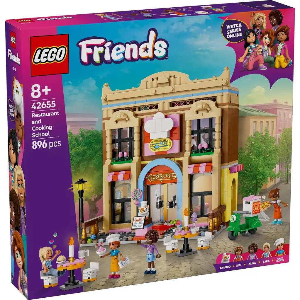LEGO Friends Restoran i škola za kuvanje 42655, Uzrast 8+