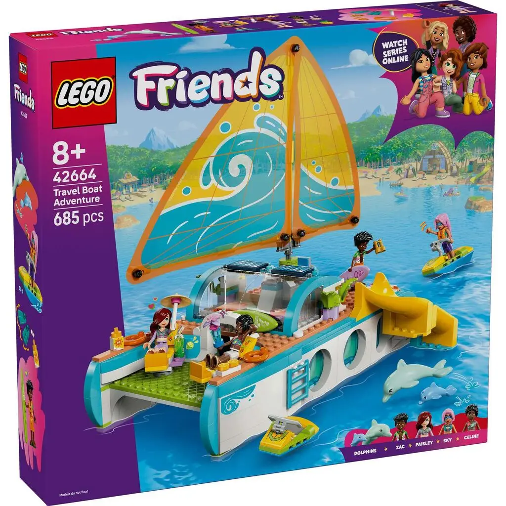 LEGO Friends Avantura putničkim brodom 42664, Uzrast 8+