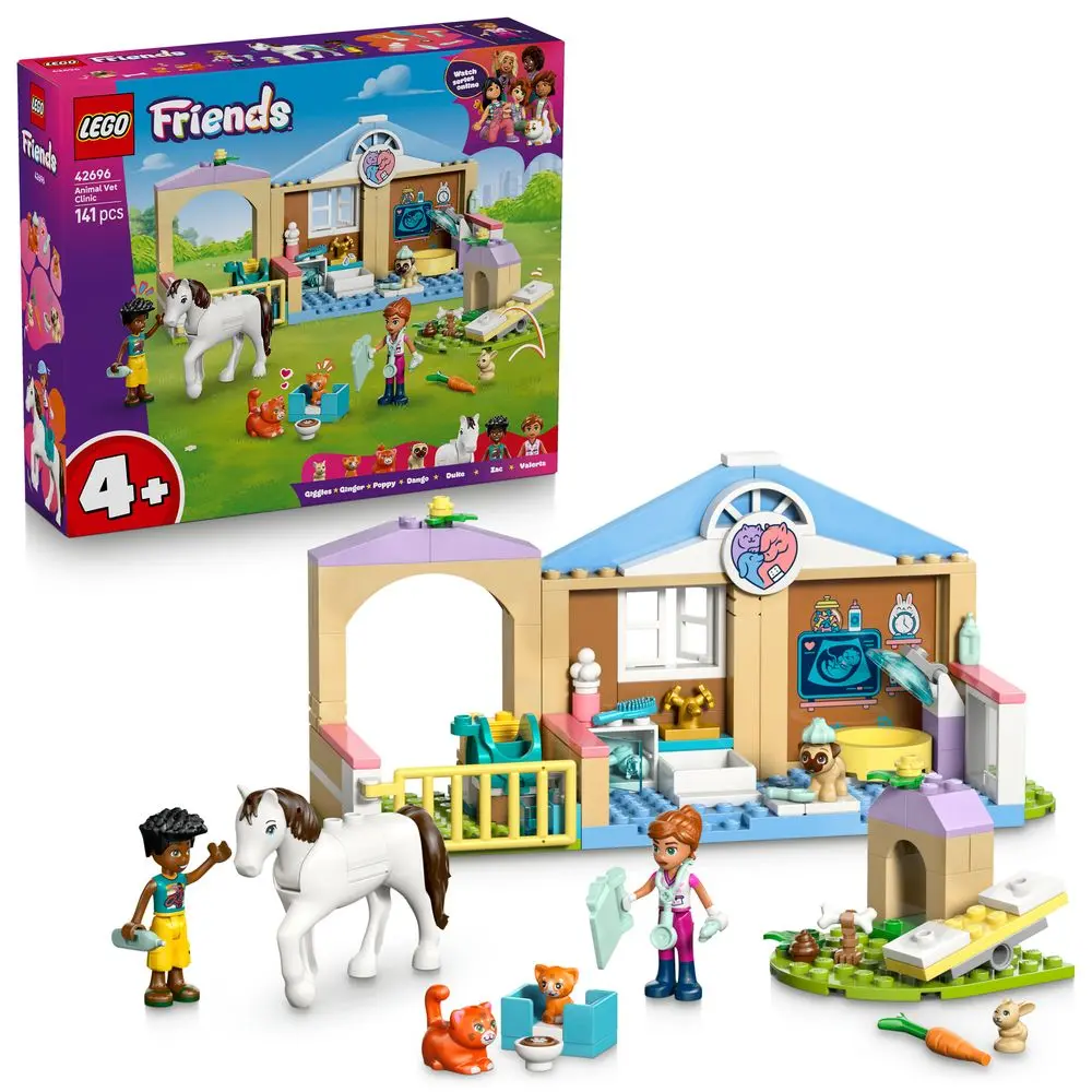 LEGO Friends Veterinarska klinika 42696, Uzrast 4+