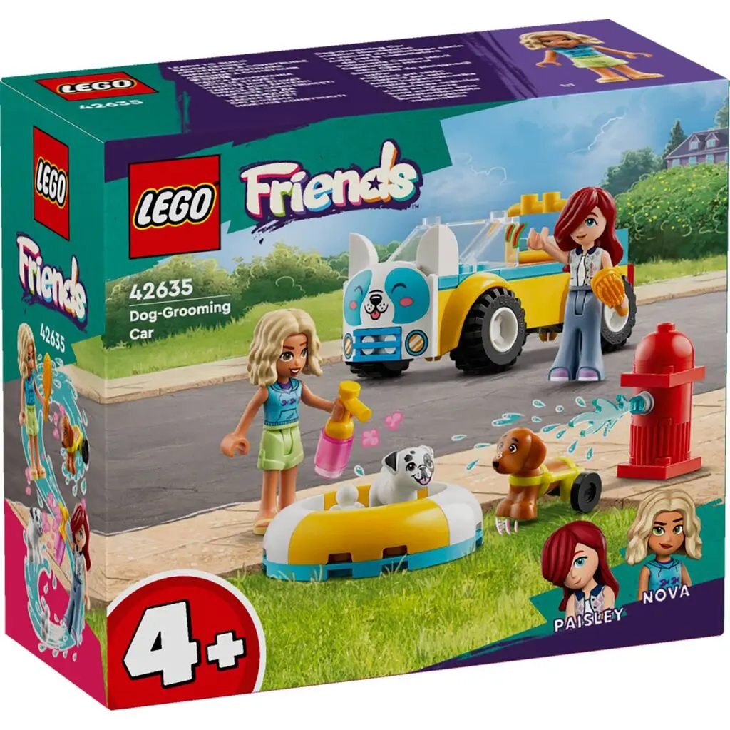 LEGO Friends Automobil za šišanje i kupanje pasa 42635, Uzrast 4+