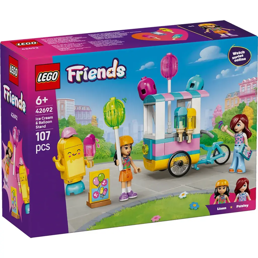LEGO Friends Štand sa sladoledom i balonima 42692, Uzrast 6+