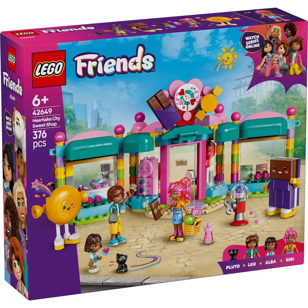 LEGO Friends Prodavnica slatkiša Medenog Grada 42649, Uzrast 6+