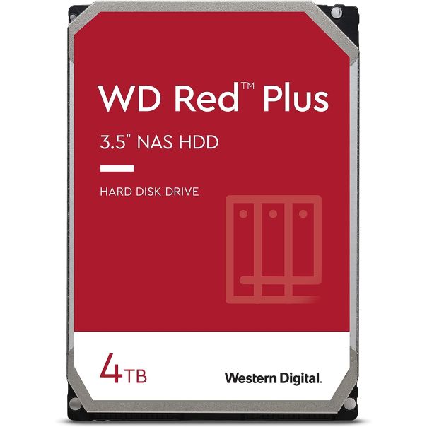 WD HDD 4TB 40EFPX Red Plus 5400RPM 256MB