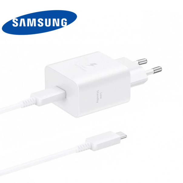 Kućni punjač Samsung Type-C PD 45W,brzi beli (EP-T4511-NWE) ORIGINAL