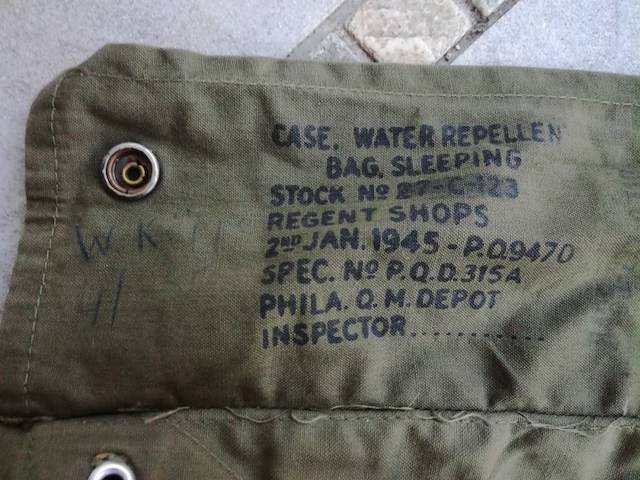 WW2-Military vreća za spavanje -US-2.JAN 1945-