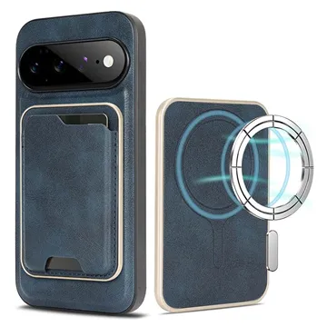 GOOGLE PIXEL 11 PRO MAGNETIC CASE WITH CARD HOLDER - BLUE