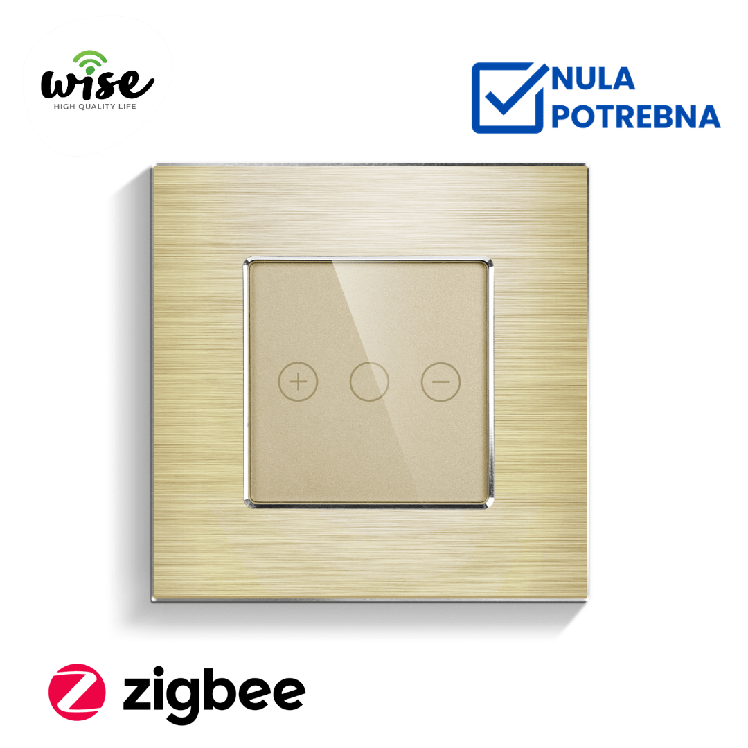 Wise pametni Zigbee dimer prekidač,
aluminijum krem
