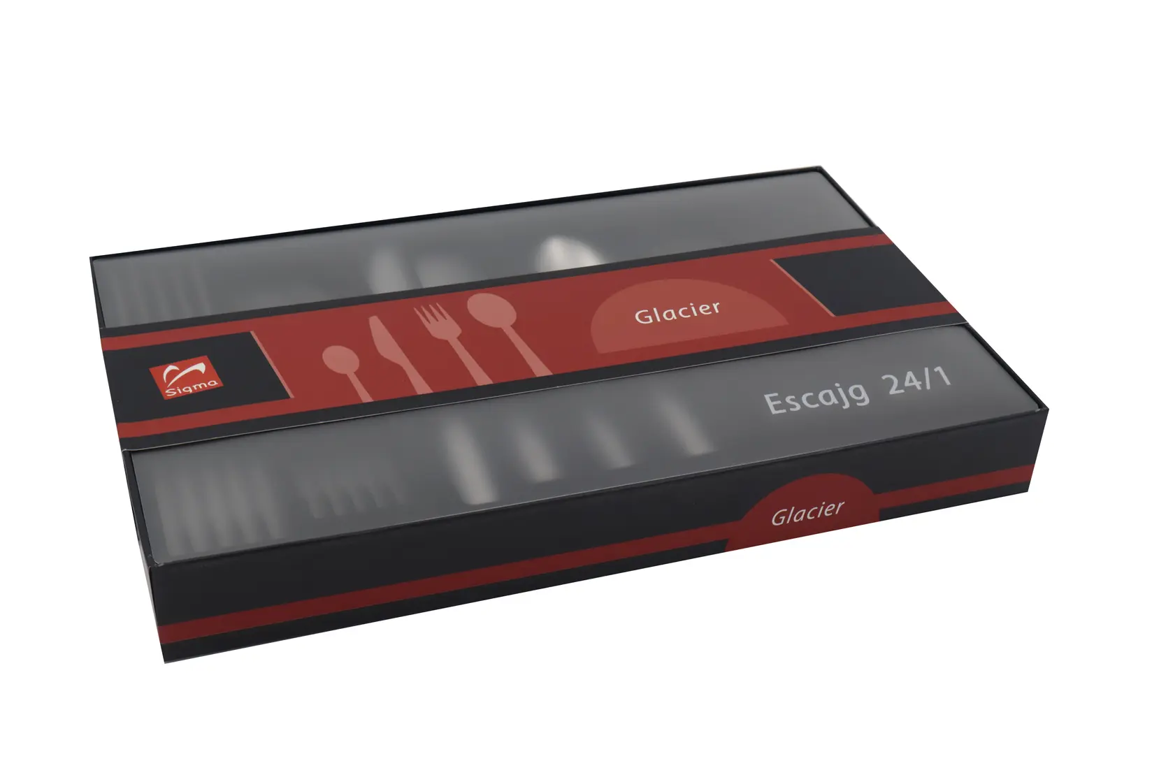Sigma Set escajga Glacier S2341, 24 komada, Srebrni